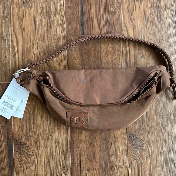 BEIS | Bags | Nwt Beis The Sport Pack In Maple Stitching Defect | Poshmark